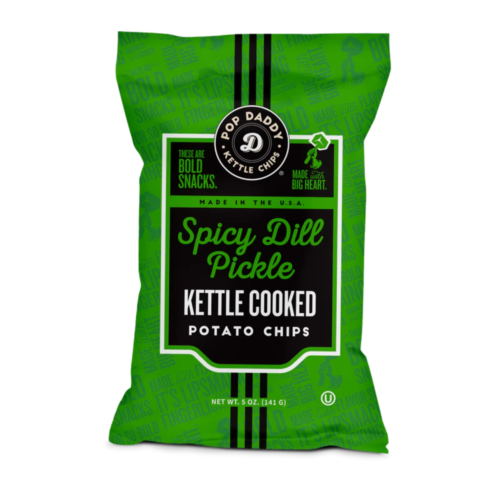Pop Daddy Spicy Dill Pickle Kettle Cooked Potato Chips – Sheiyah Market